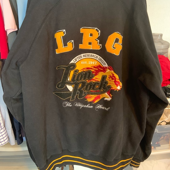 Lrg | Shirts | Rare Vintage Lrg Lion Rock Hoodie | Poshmark